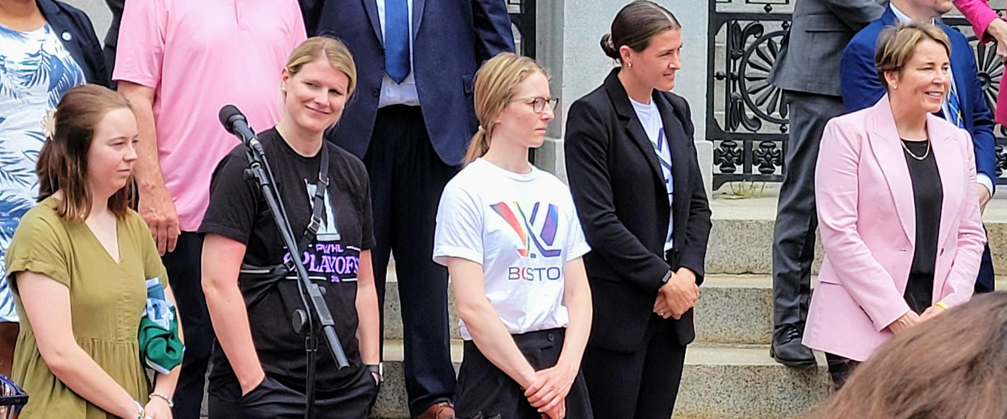 Pride Flag raised at State House – Representative Kate Hogan